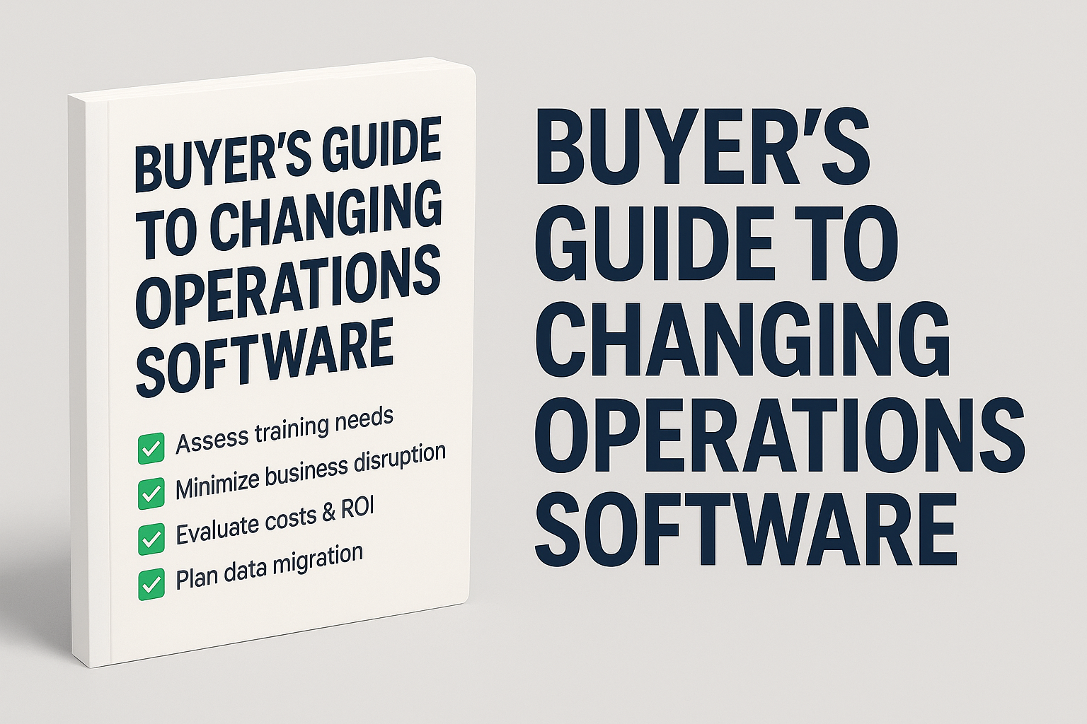 Buyer's Guide for operations software